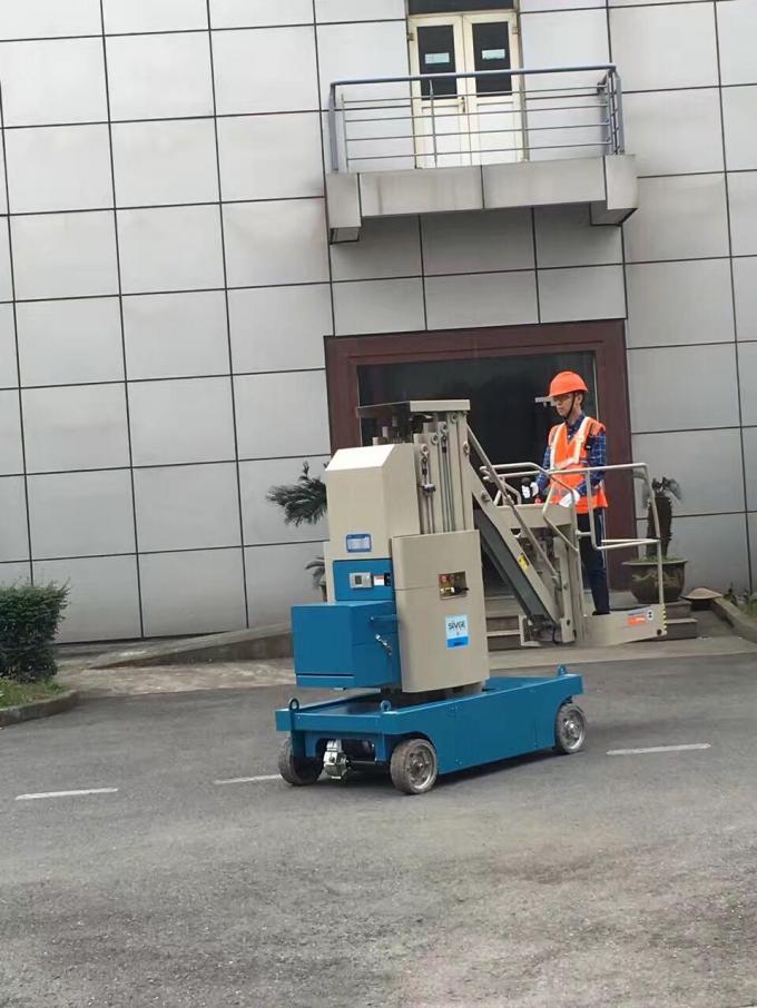 7.5m Elevated Work Platforms , Mast Type 3m Trailer Mounted Boom Lift