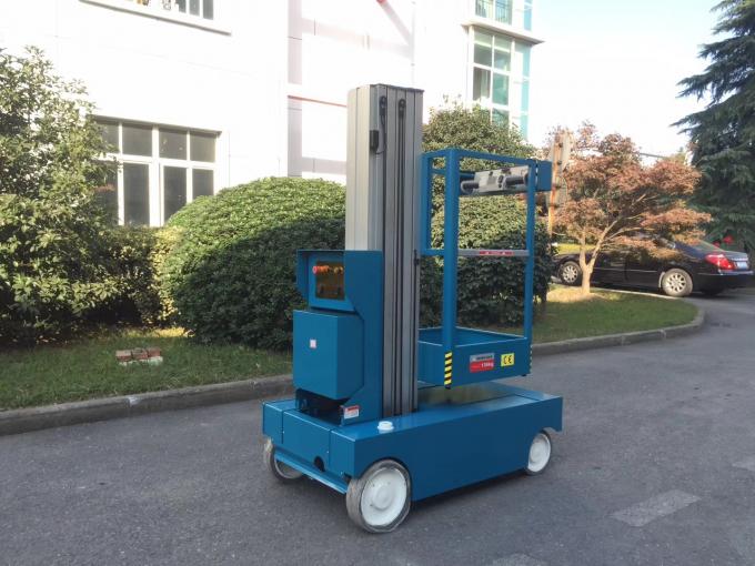 4- 8 m Self Propelled Electric Cherry Picker Single Mast Aerial Work ...