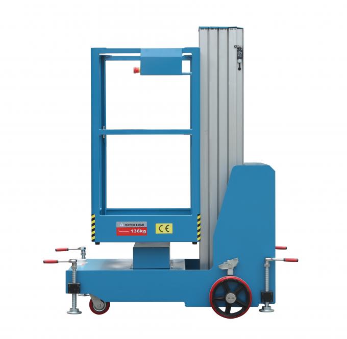 4m Height Portable Access Platform Electric Aerial One Man Lift Single ...