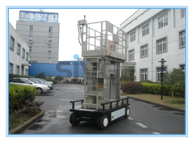 Stable Self Propelled Elevating Work Platforms 12m 1765 * 870 * 1100mm ...