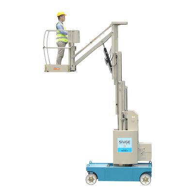 Single Mast Self Propelled Work Platform , Mobile Elevated Platform For ...